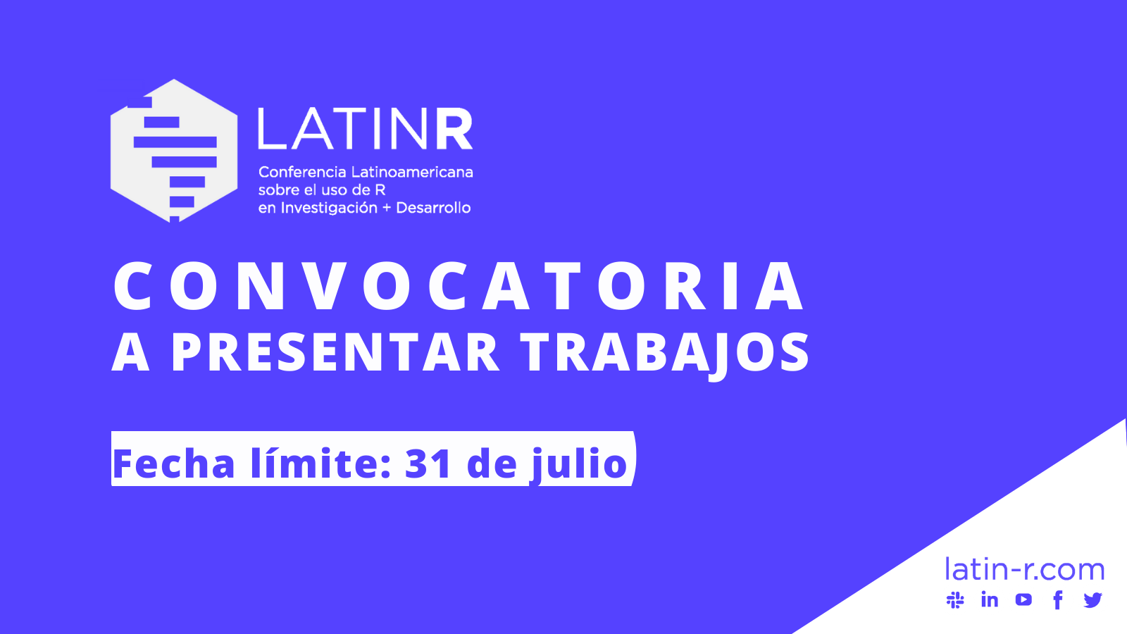 Llamado A Presentación De Trabajos Para Latinr 2021 Macarena Quiroga